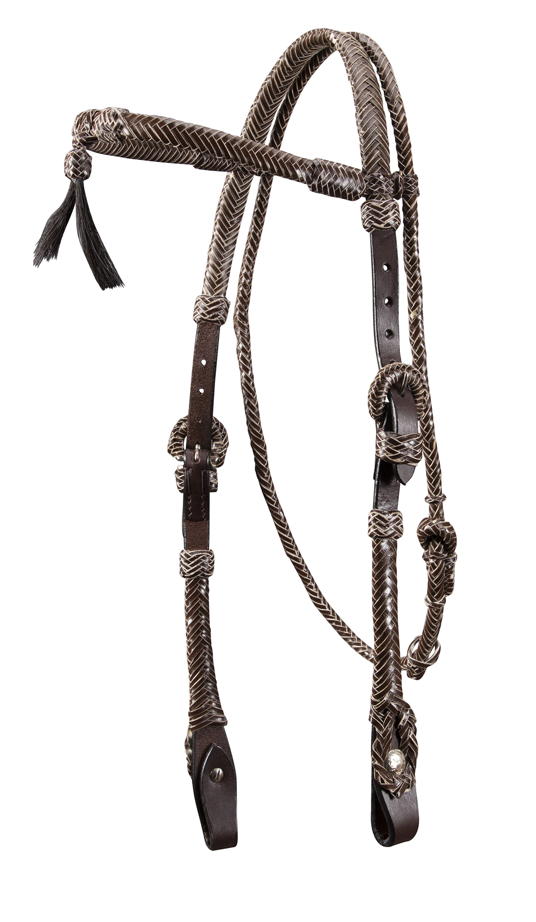 Braided Western Headstall Cob - Saddlery Trading - Saddlery Trading